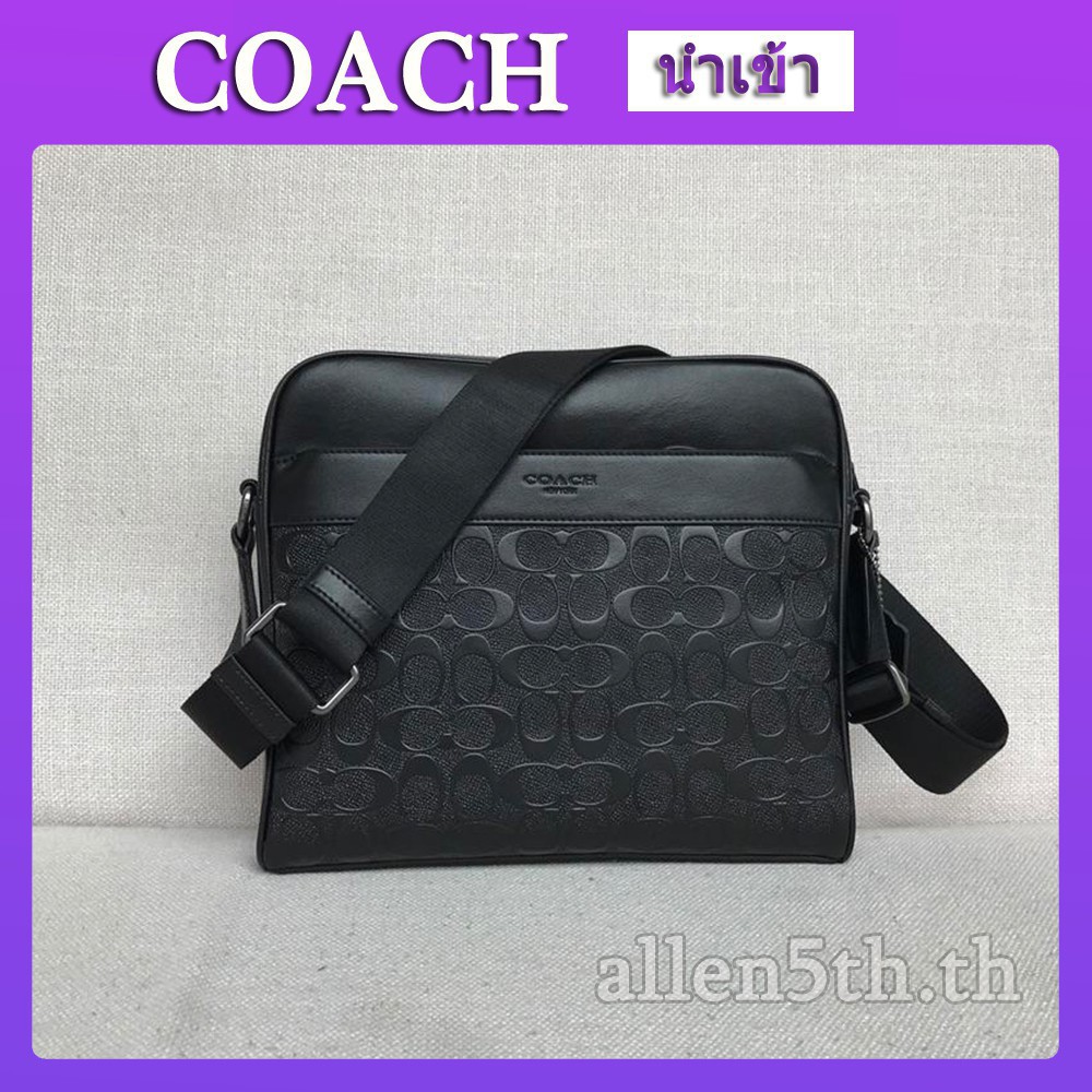 Coach F28455 แท้ กระเป๋าสะพายข้าง กระเป๋าสะพายข้างผู้ชาย แบรนด์เนม ...