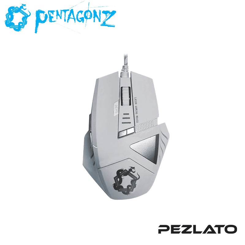PentagonZ Python Gaming Mouse (White) | Shopee Thailand