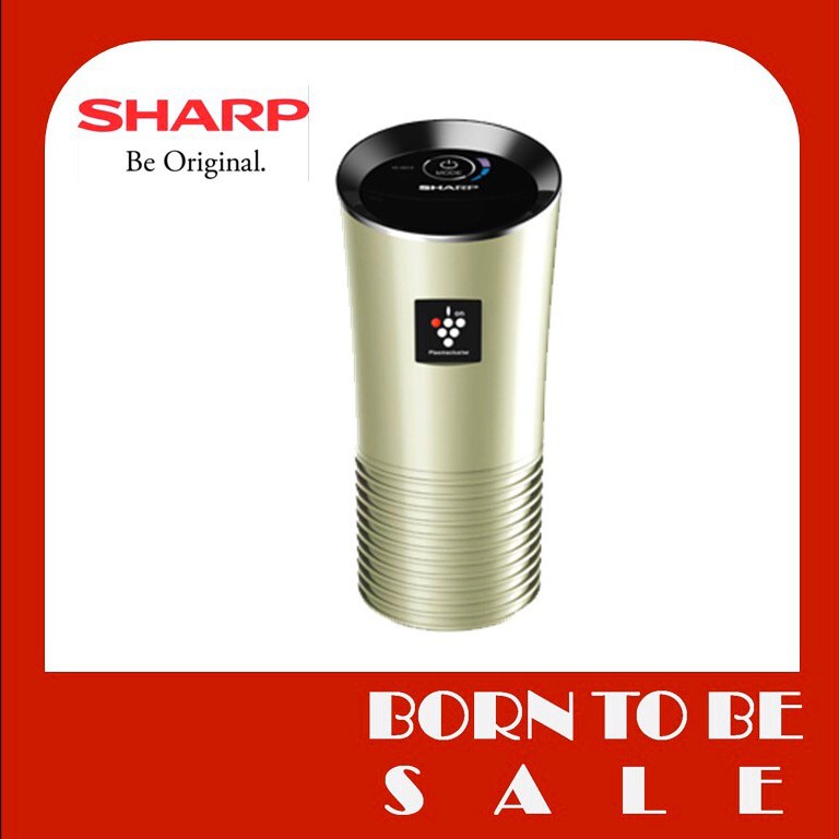 SHARP เครื่องฟอกอากาศในรถยนต์ รุ่น IG-GC2B-N (สายต่อแบบ USB) สีทอง | Shopee Thailand