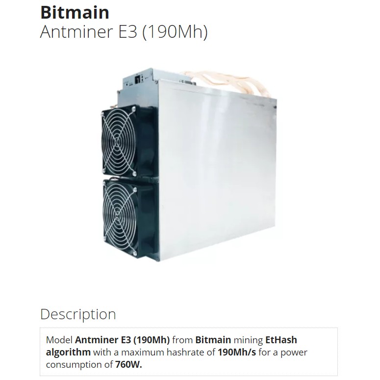 เครื่องขุด ETH/ZEC/BTC Bitmain Antminer E3/Z11/S15 สุดคุ้ม | Shopee Thailand