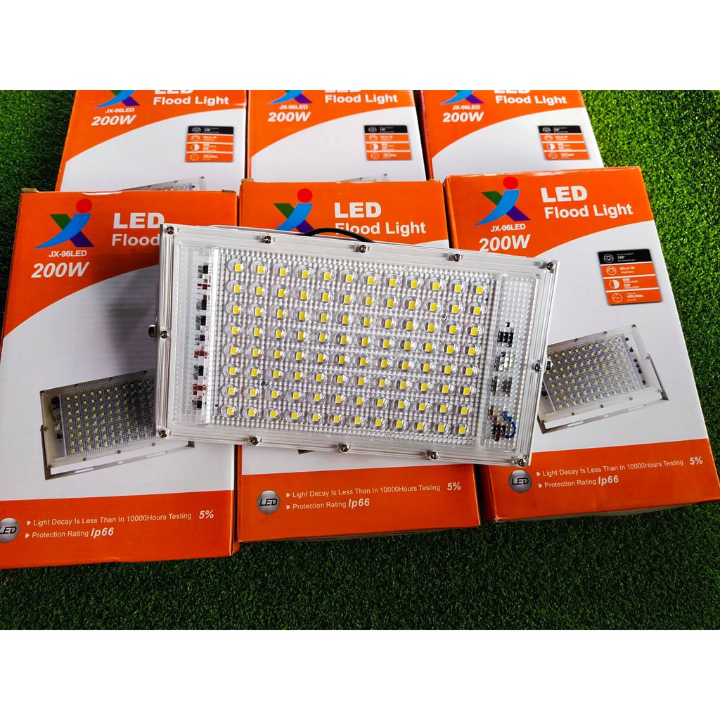 LED Flood Light 200W รุ่น JX-96LED (IP66) | Shopee Thailand