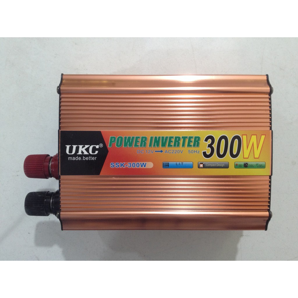 Inverter อินเวอร์เตอร์ UKC I-Power SSK Series SSK 300 W DC-AC Inverter DC 12V TO AC 220V 300W ...