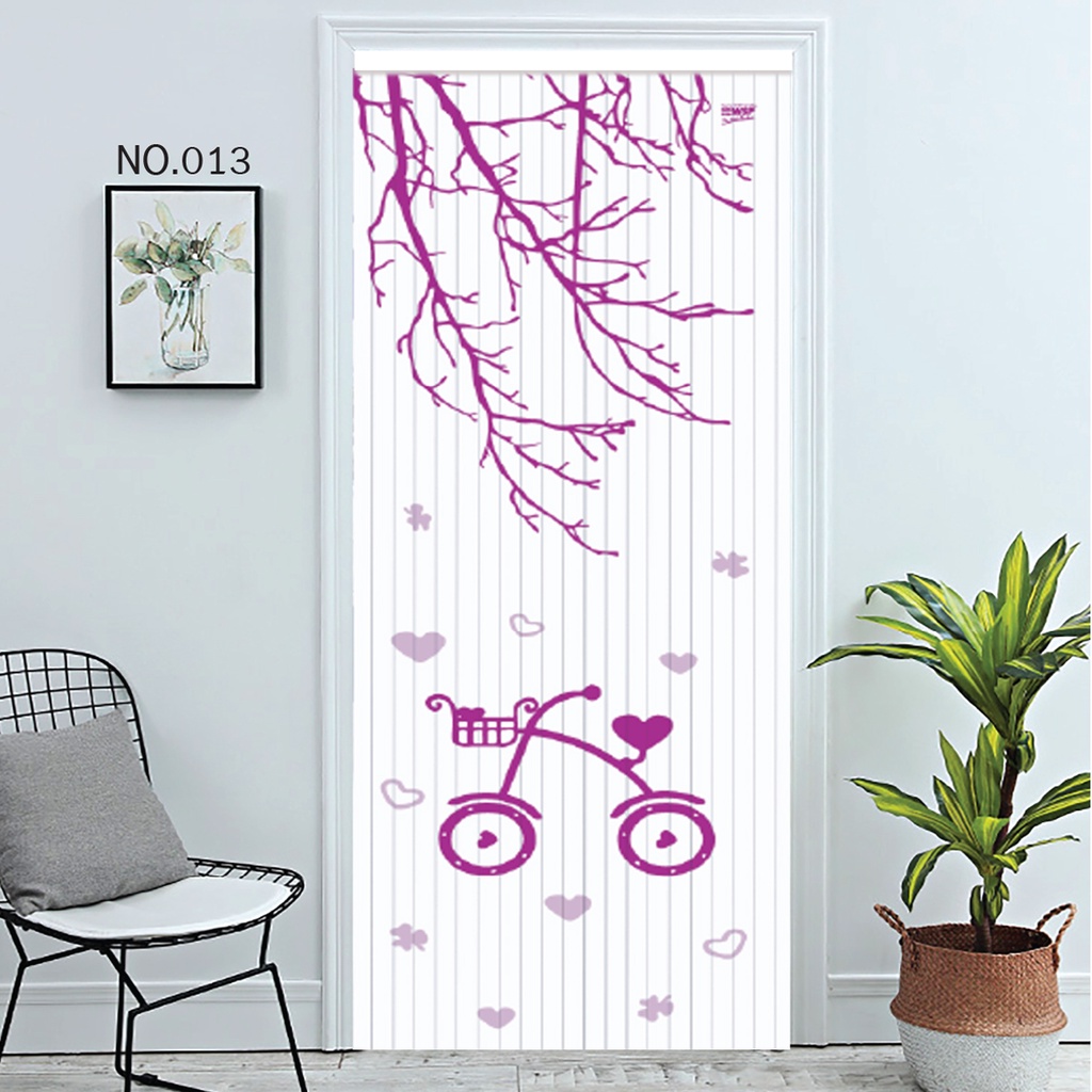 WSP มู่ลี่ มู่ลี่ประตู ม่านประตู วัสดุ PVC ขนาด 80x200 cm. รุ่น OL/TK-46 | Shopee Thailand