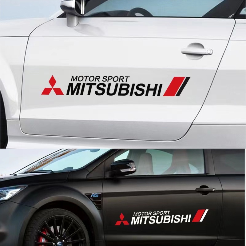 สติกเกอร์ติดรถยนต์ DIY สําหรับ Mitsubishi All Car 1 คู่ | Shopee Thailand