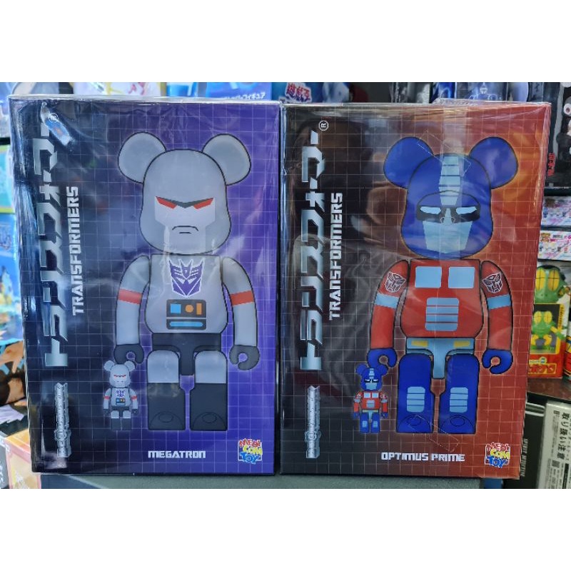 Be@rbrick optimus prime & megatron 400%+100% set 2 box ของใหม่-แท้ ...