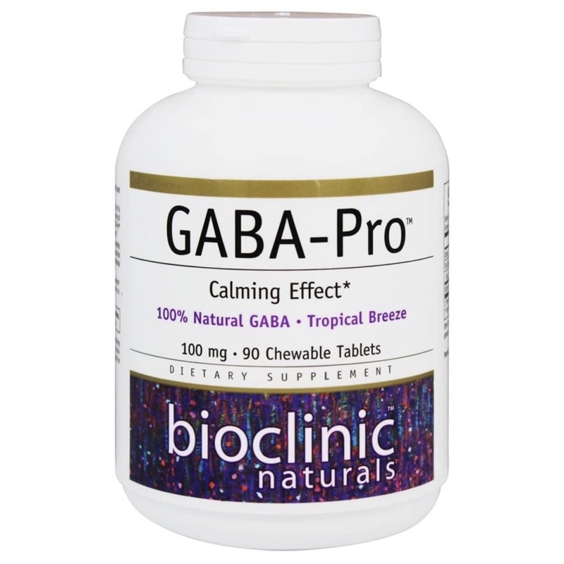 Bioclinic Naturals Gaba Pro กาบ้า 90 เม็ด ลดความเครียด ลดภาวะวิตกกังวล ...