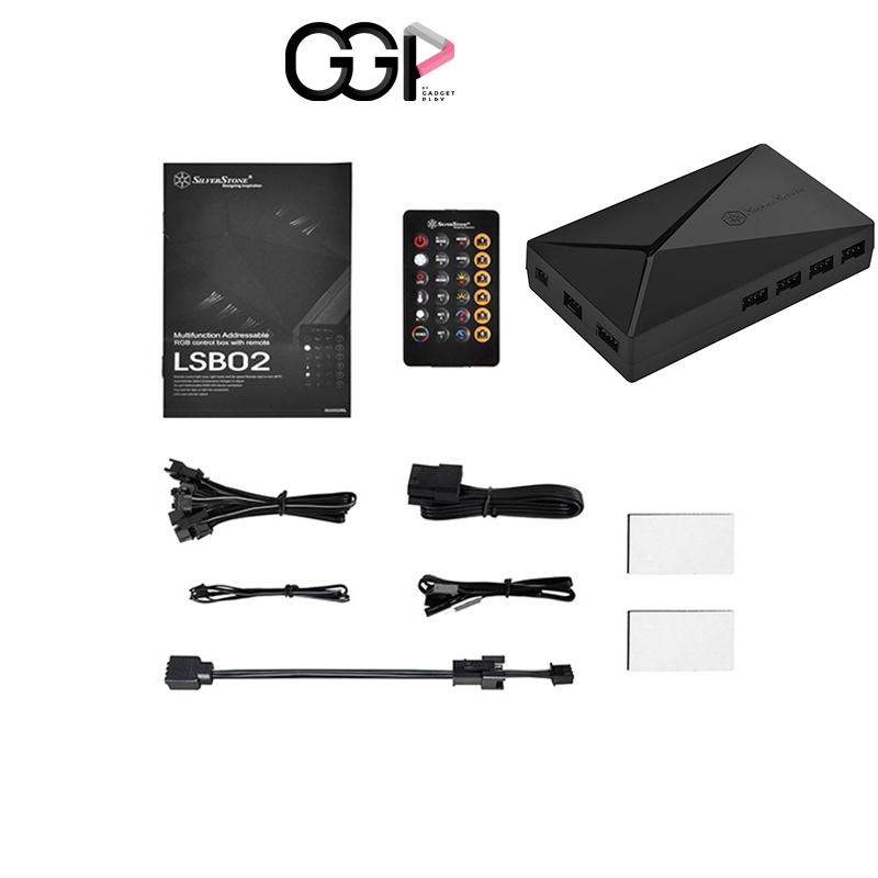 SILVERSTONE LSB02-E MULTIFUNCTION ADDRESSABLE RGB CONTROL BOX WITH ...