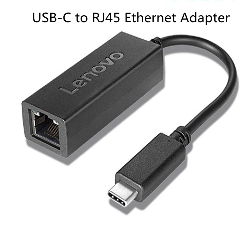 NEW Original Lenovo USB-C to RJ45 Ethernet Adapter 4X90S91831 for ...
