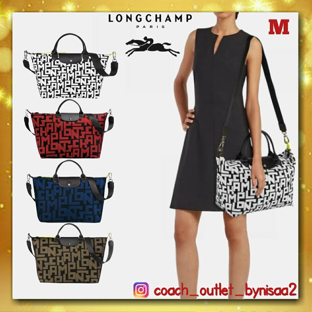 Longchamp LE PLIAGE LGP TOP HANDLE BAG size M | Shopee Thailand