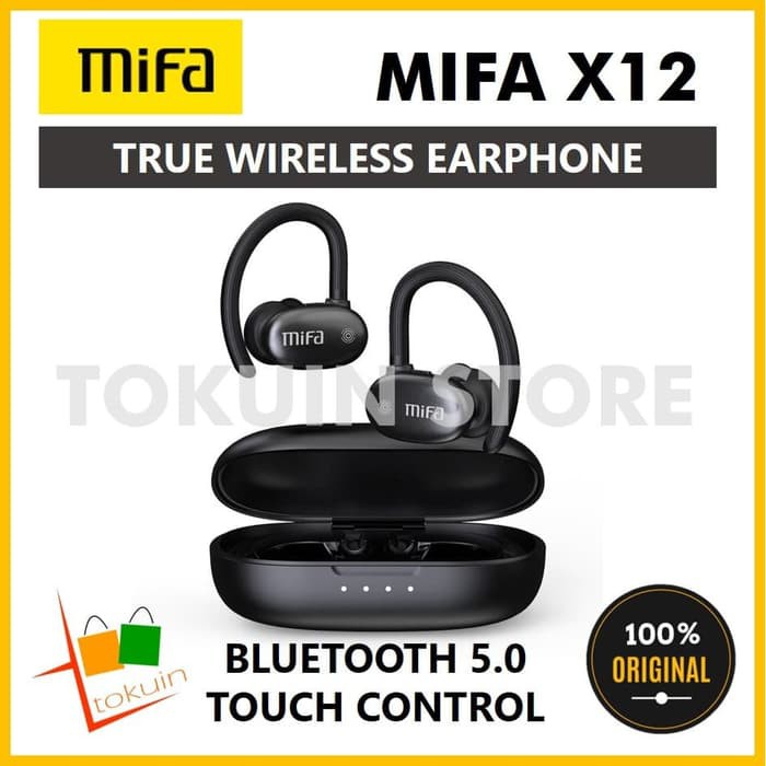 Mifa X12 TWS SPORTS ชุดหูฟังบลูทูธไร้สาย 5.0 เหมาะสําหรับเล่นกีฬา วิ่ง ...