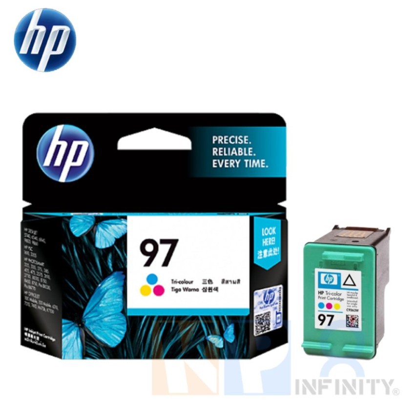 HP 97 Original Ink Cartridge C9363WA (Tri-color) | Shopee Thailand