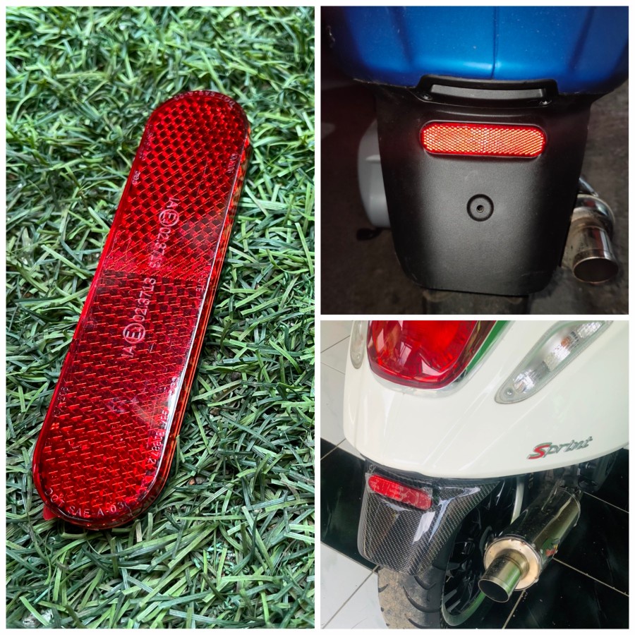 แผ่นสะท้อนแสง MATA Vespa matic classic vbb Cat Eye piaggio zip fly ...