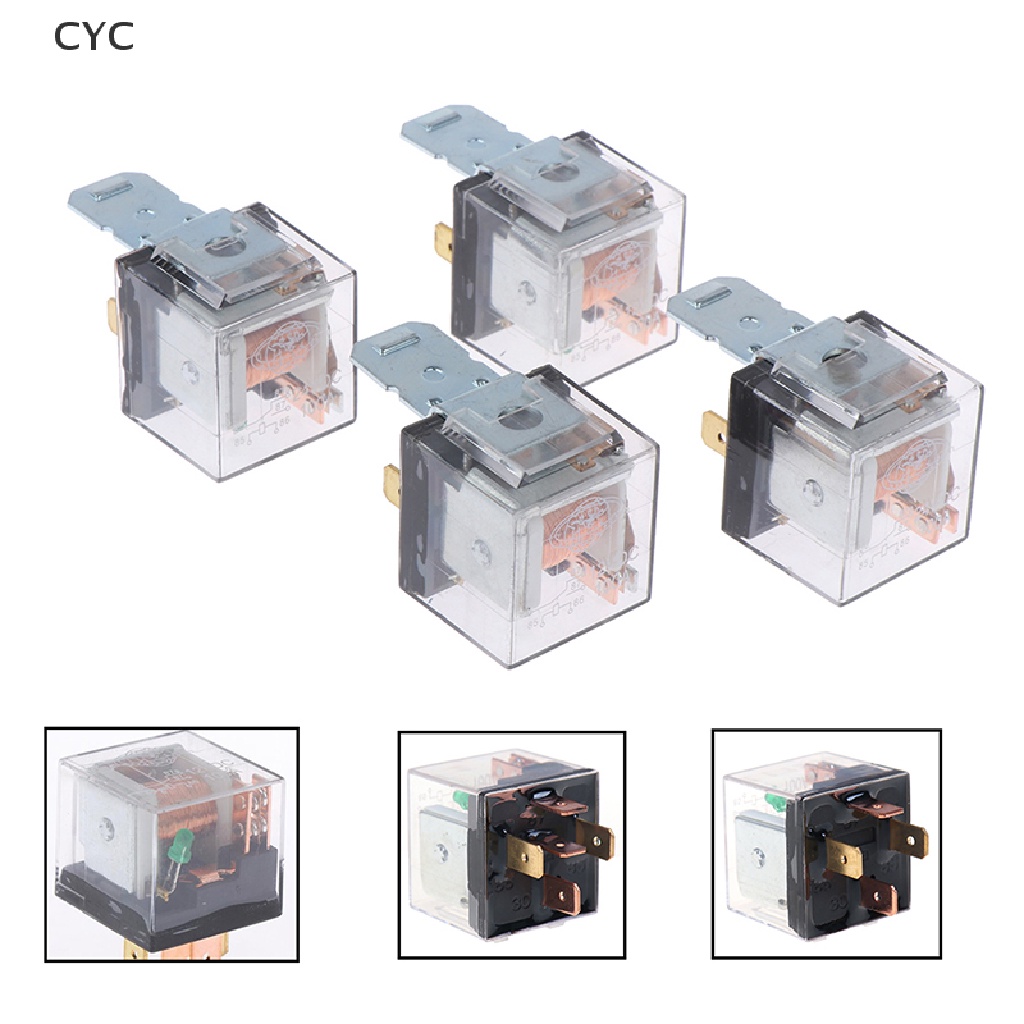 CYC Waterproof automotive relay 12v/24v 100a 4pin/5pin spdt control car ...