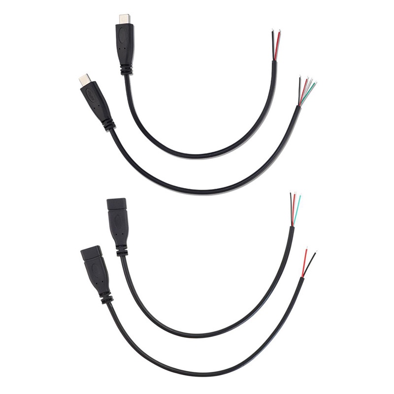 สายเคเบิลต่อขยาย 2pin 4pin USB 2.0 Type C ตัวผู้ ตัวเมีย ปลั๊กเชื่อม ...