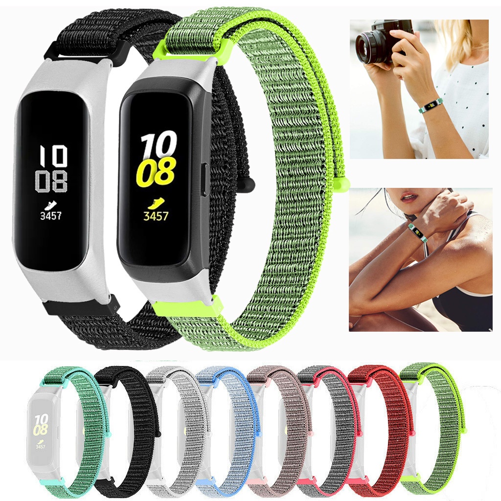สายนาฬิกาข้อมือไนล่อนสําหรับ Samsung Galaxy Fit E Sm R375 Fit Sm R370