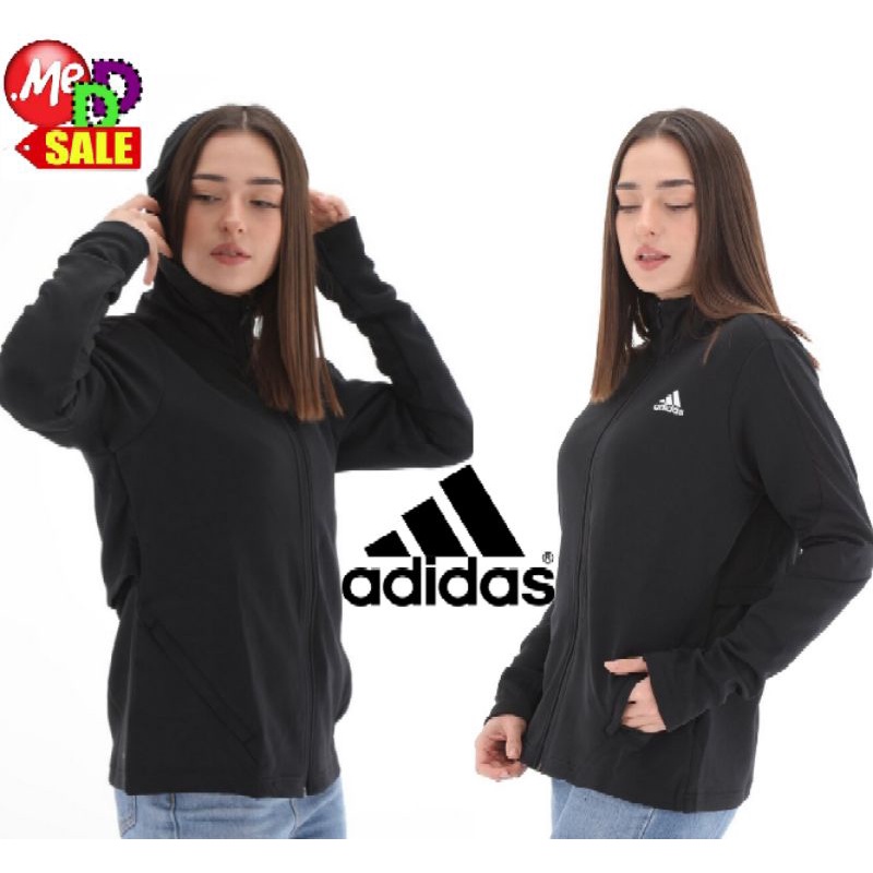 Adidas - ใหม่ เสื้อฮู้ดแทรคใส่ออกกำลังกาย หรือกันหนาว (ปานกลาง) ADIDAS ...