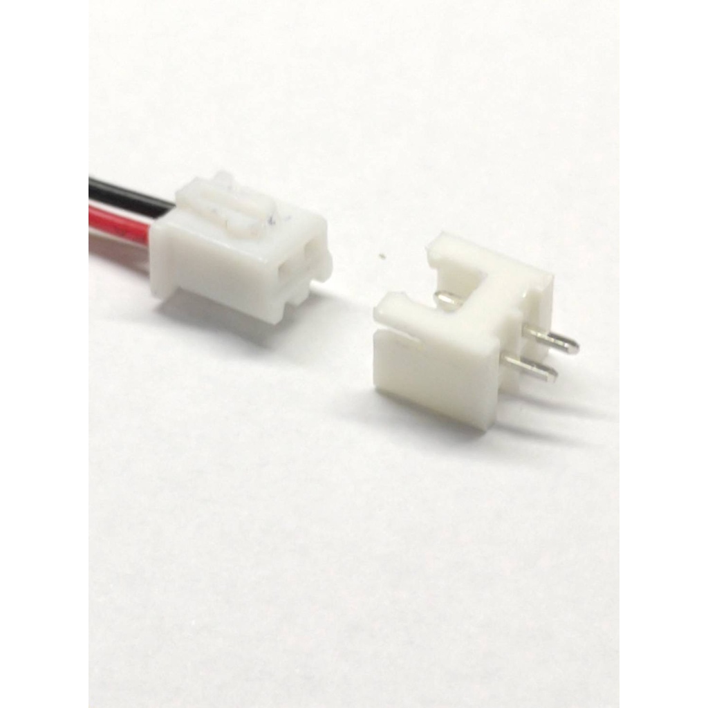 XH2.54 2 pin connector plug,สายเชื่อมต่อคอนเน็คเตอร์ พร้อมขั้วต่อคอน ...