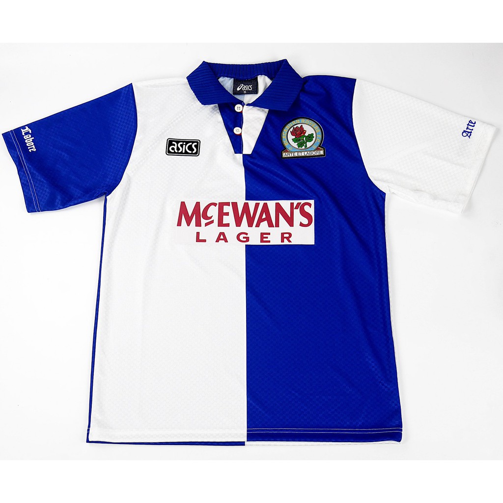 เสื้อทีม Blackburn Rover Home 1995-1996 | Shopee Thailand