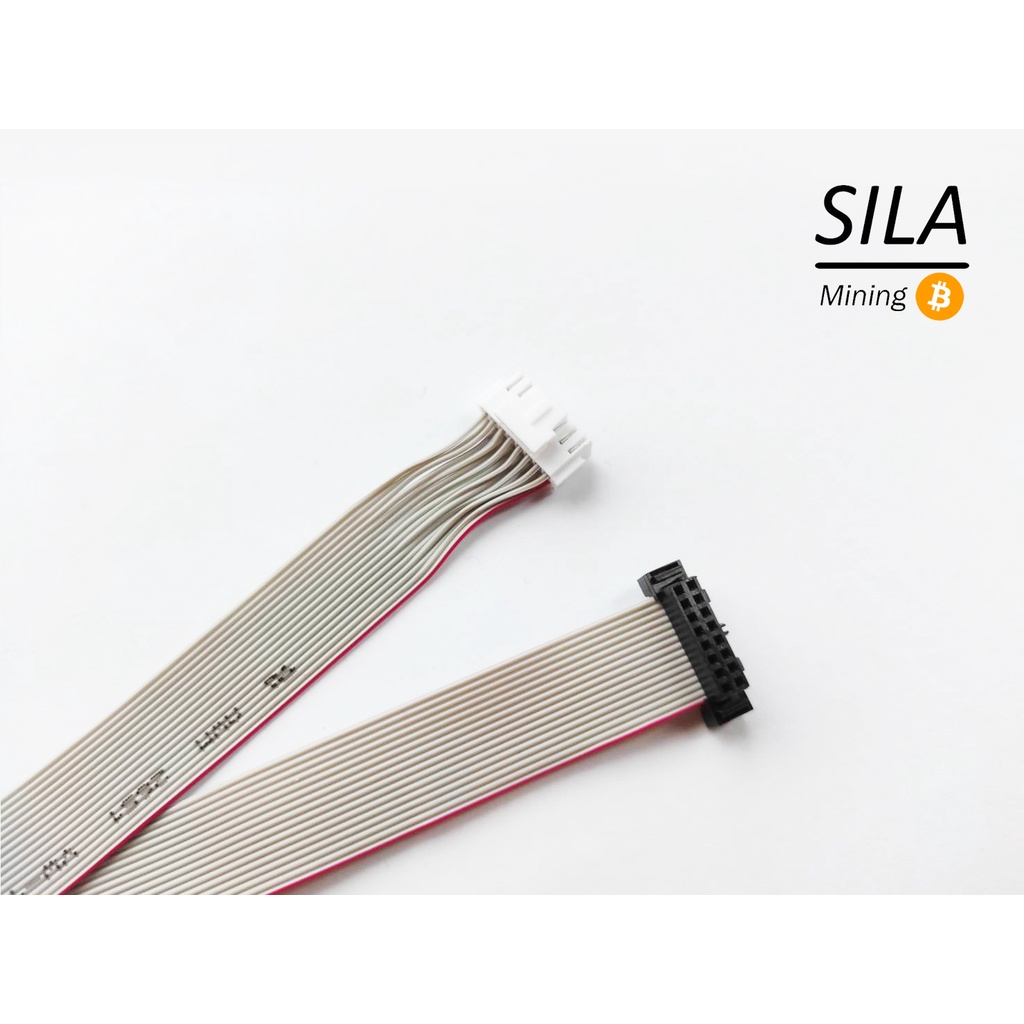 (ใหม่) สายแพร Strong U อะไหล่ 8x2 (16 pin) เครื่องขุด Asic STU U1, U1 ...