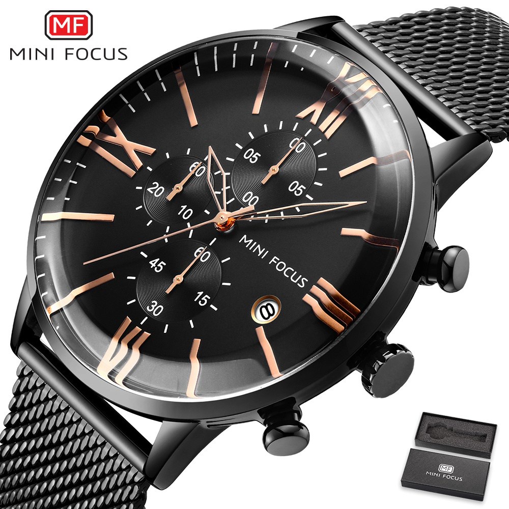 Mini FOCUS MF0236G นาฬิกาแบรนด ์ หรูแฟชั ่ นกีฬาผู ้ ชายควอตซ ์ นาฬิกาแนวโน ้ มนาฬิกาข ้ อมือ ...