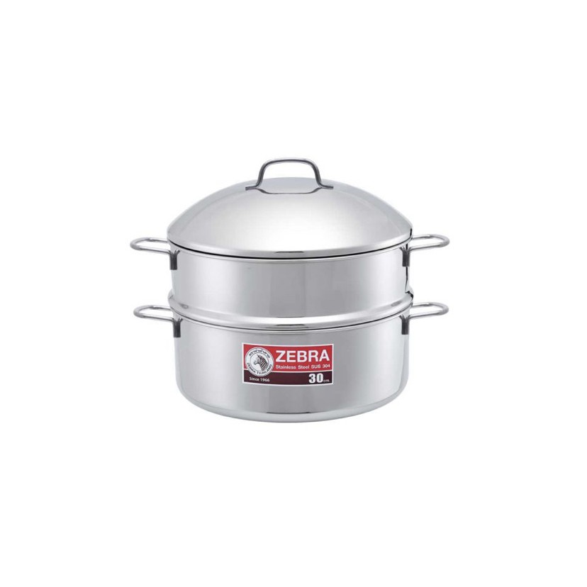 Zebra Steam Pot Set ชุดซึ้ง 3 ชิ้น Cheffy II 30 ซม. (ปัดเงา) มาใหม่ ...