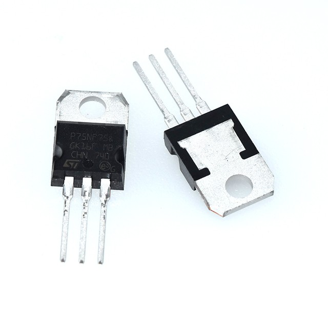 mosfet Power p75nf75 N-channel ใช้ร่วม #MOSFET 75NF75 P75NF75 STP75NF75 ...