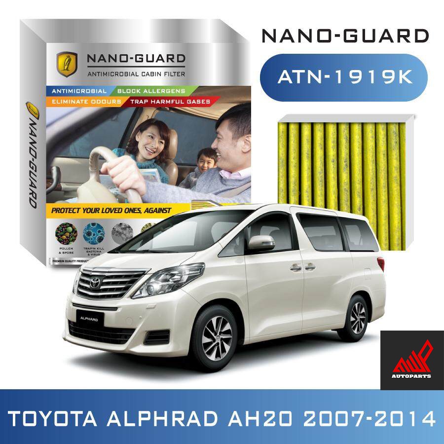 กรองแอร์(ARCTIC NANO-GUARD Toyota Alphard รุ่น AH20 (2007-2014) และ ...