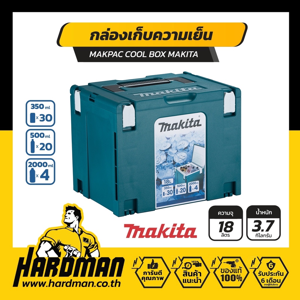 MAKPAC COOL BOX MAKITA (กล่องเก็บความเย็น ขนาด 18 ลิตร) | Shopee Thailand