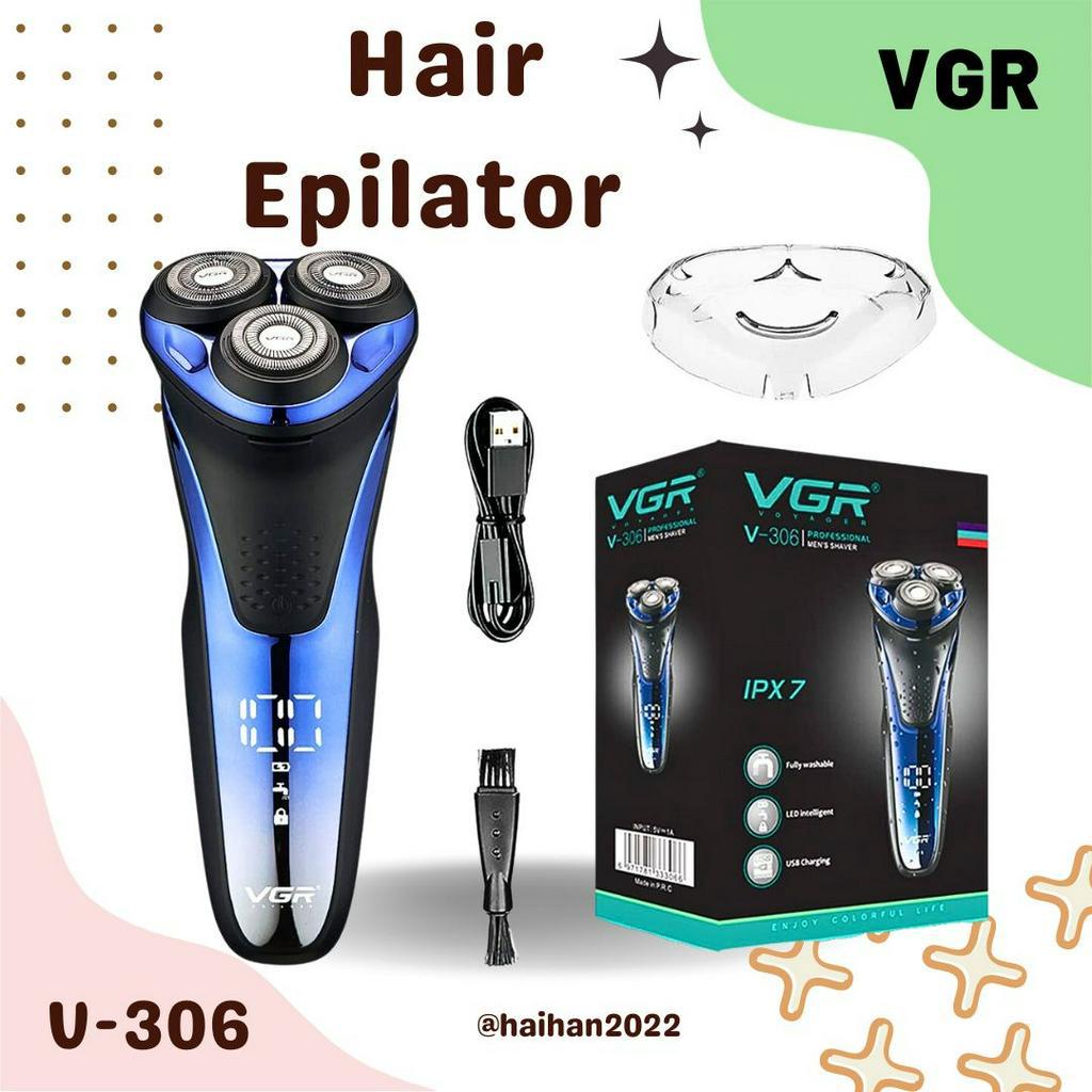 เครื่องโกนหนวดไฟฟ้า VGR รุ่น V-306 (สินค้าพร้อมส่ง) | Shopee Thailand