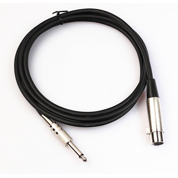 Durable Creative XLR 3 Pin Female Jack to 6.35mm Male Plug StereoAudio ...