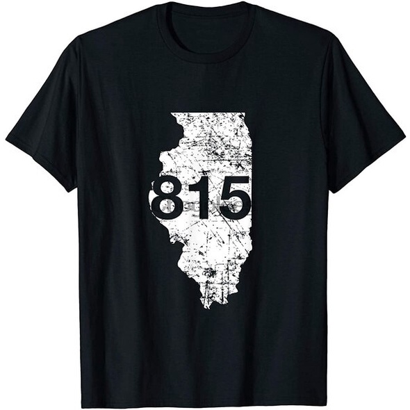 เสื้อยืด พิมพ์ลาย Rockford Joliet Area Code 815 ของขวัญของที่ระลึก ...