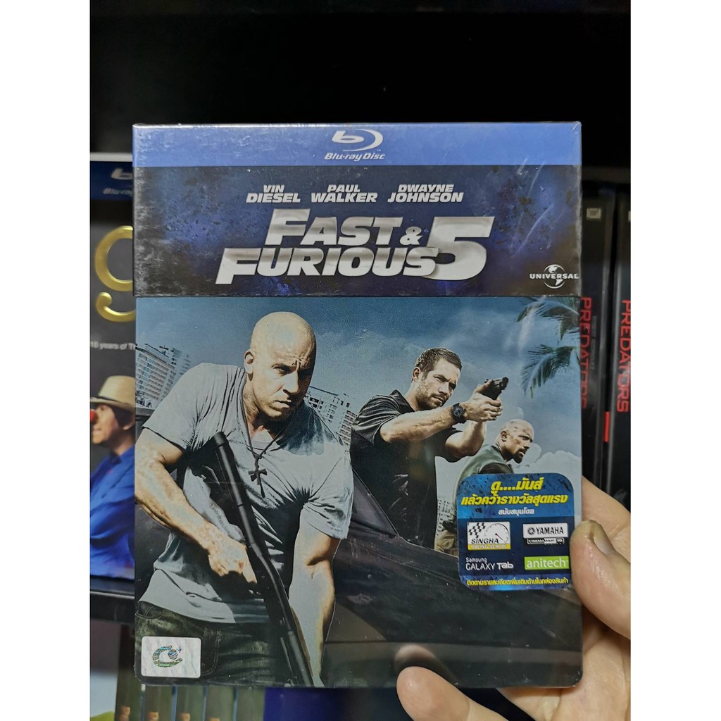 Blu-ray Steelbook : Fast & Furious 5 (2011) เร็วแรงทะลุนรก 5 " Vin ...
