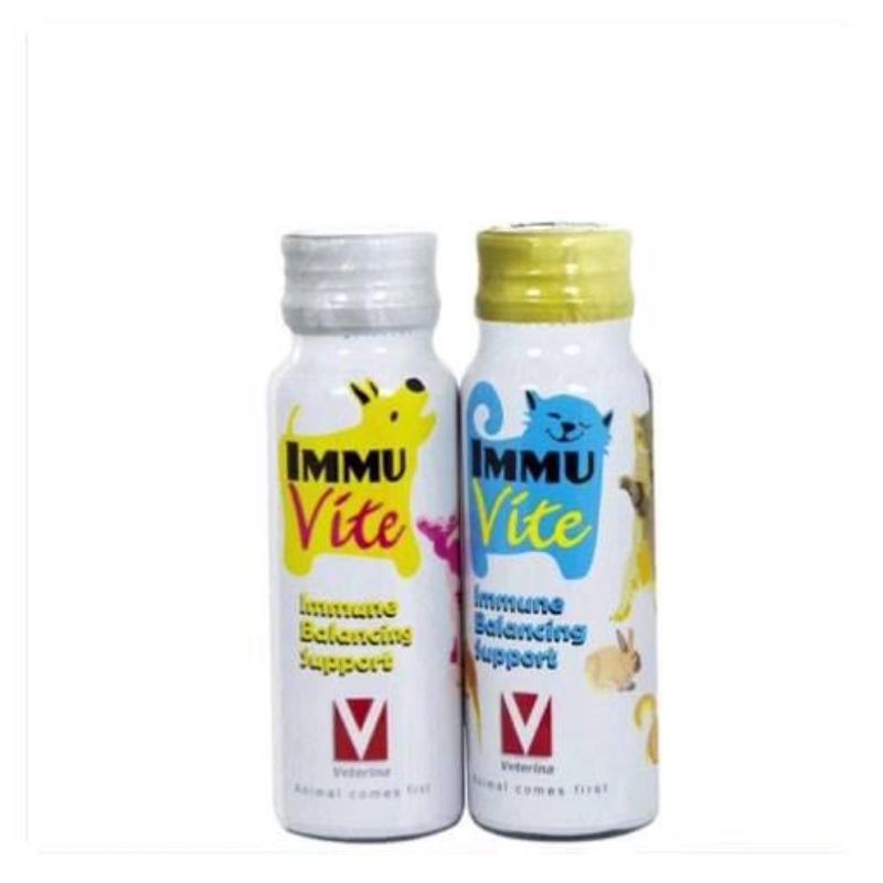 ImmuVite ขนาด 50 ml บำรุงสุนัข แมวและสัตว์เล็ก วิตามินเสริมภูมิแมว นก ...