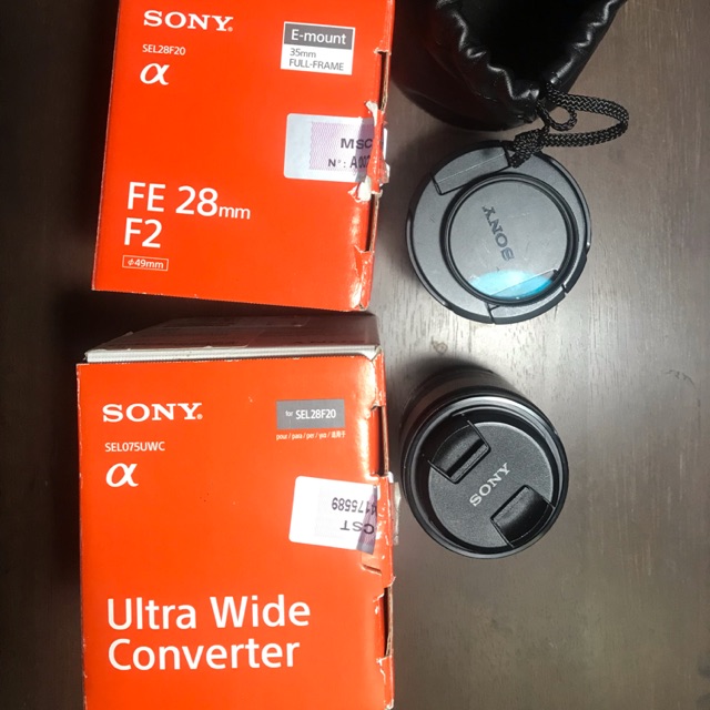 Sony Fe28 + wide converter | Shopee Thailand