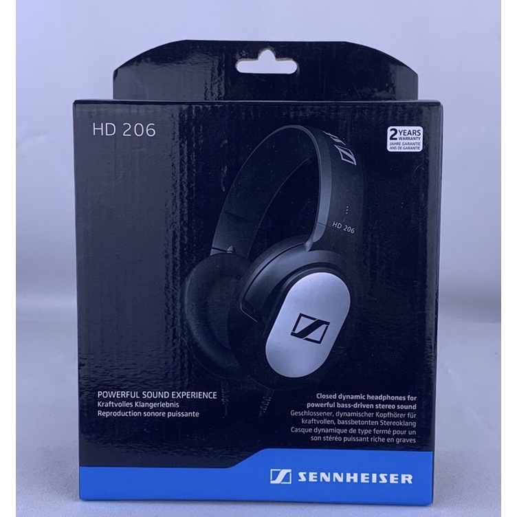 Sennheiser HD206 Black | Shopee Thailand