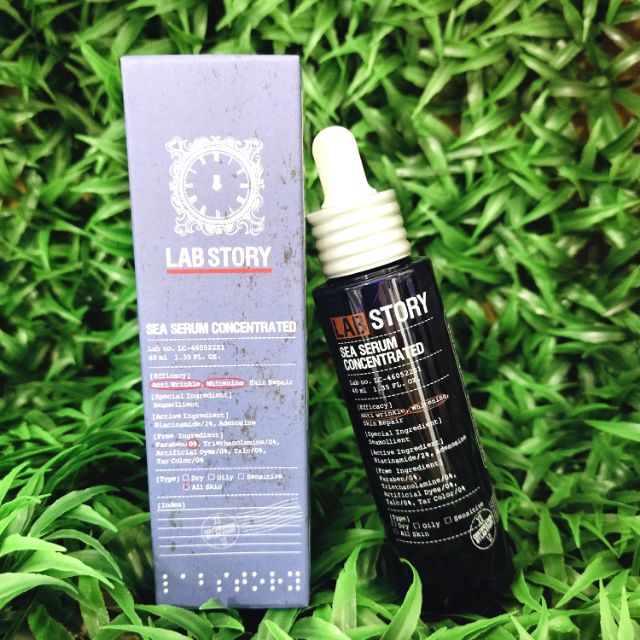 LABSTORY SEA SERUM CONCENTRATED 40ml. เซรั่มบำรุงฟื้นฟู ซ่อมแซมเซลล์ผิว | Shopee Thailand