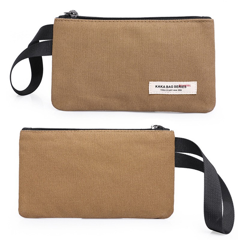 KAKA กระเป๋าซิปแคนวาส อเนกประสงค์ Multipurpose Canvas Zipper Bag | Shopee Thailand