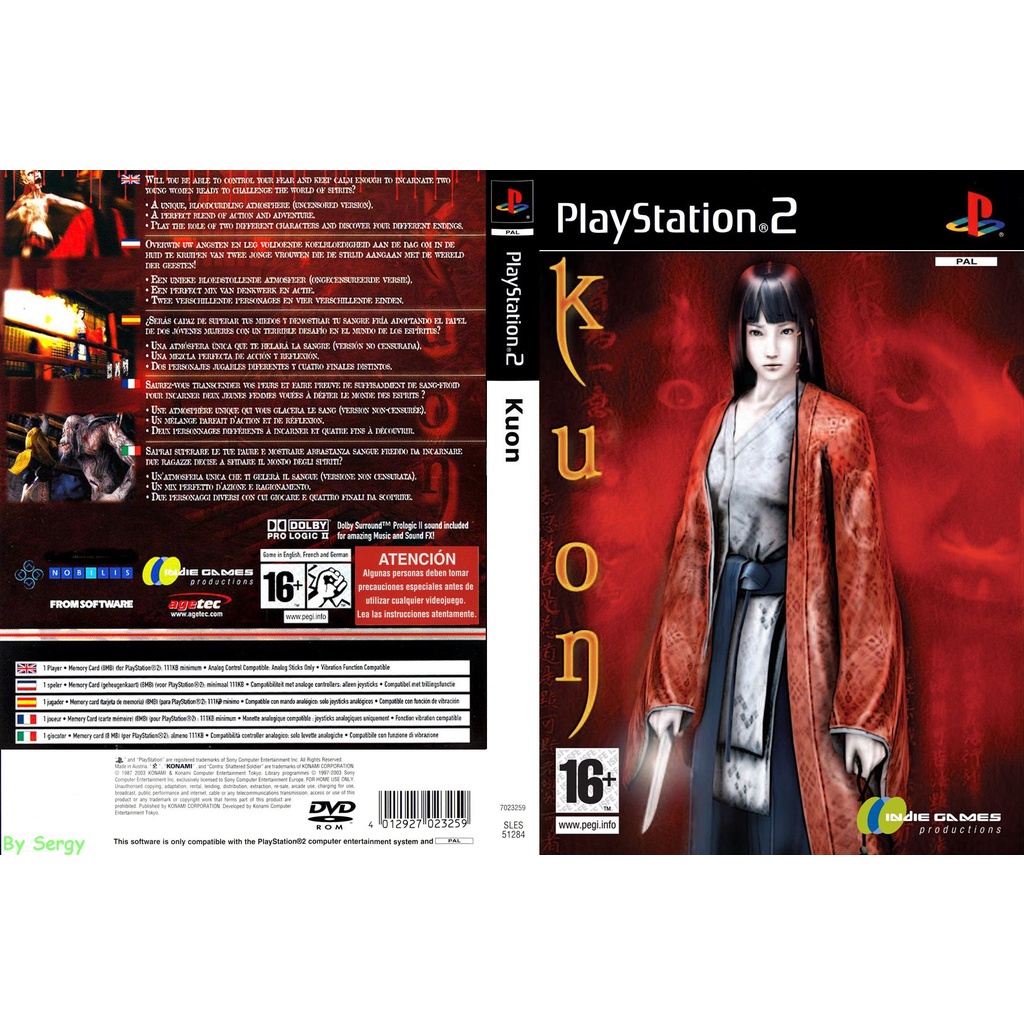 แผ่นเกมส์ PS2 Kuon คุณภาพ ส่งไว (DVD) | Shopee Thailand