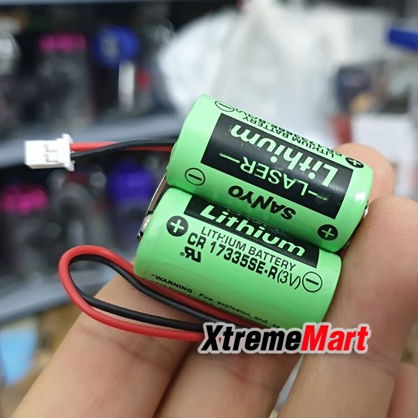 แบตเตอรี่ Sanyo 2CR17335SE-R CR17335 17335 6V MR-BAT6V1 แพ็คก้อนคู่ ...