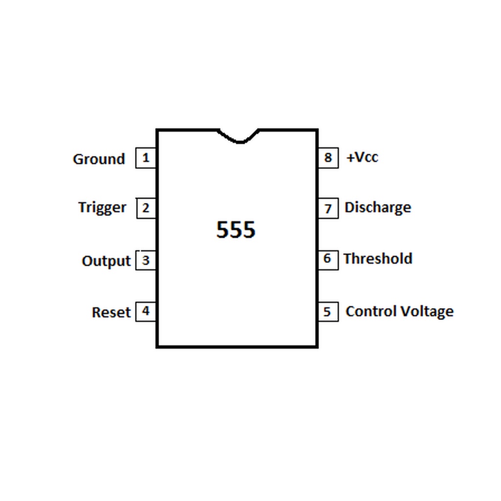 IC Timer 555 with Socket ไอซีเบอร์ 555 พร้อมฐาน | Shopee Thailand