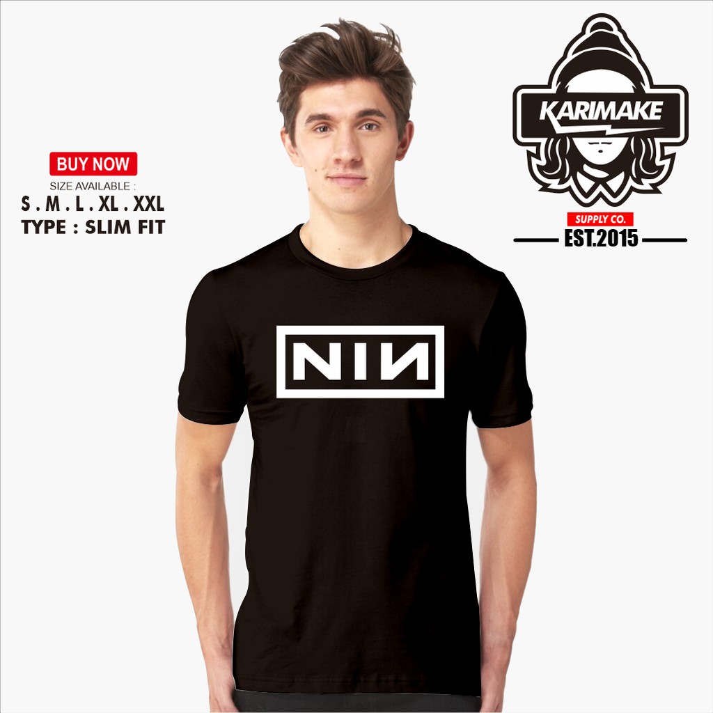 เสื้อยืดผ้าฝ้ายพิมพ์ลายแฟชั่น เสื้อยืด พิมพ์ลายโลโก้วง Nin Nine นิ้ว | Shopee Thailand
