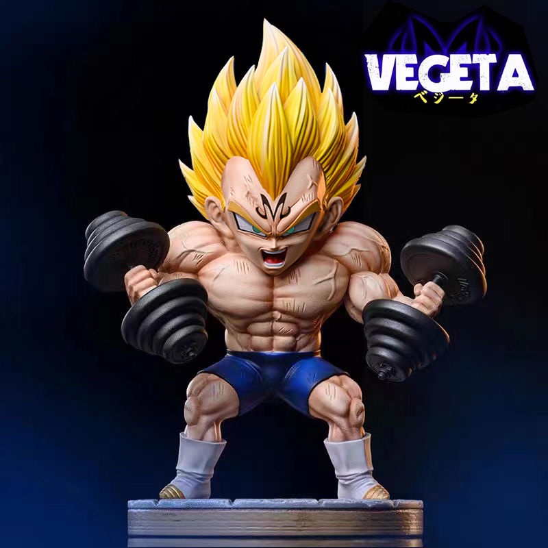โมเดลฟิกเกอร์ PVC รูป Dragon Ball Muscle Fitness Vegeta Bida GK ขนาด 17 ...