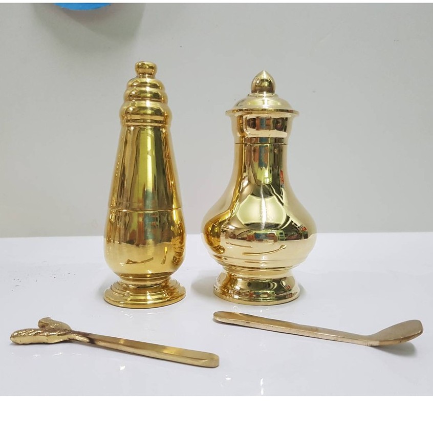 Brass byfa เต้าปูน พร้อมไม้ป้าย งานหล่อ สวยงาม เต้าปูนทรงแหลม แบบเขมร ...