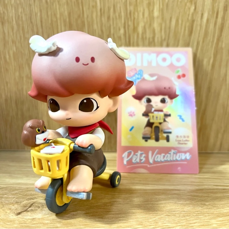 【ของแท้】POPMART Dimoo Pets Vacation Series กล่องสุ่ม ตุ๊กตาฟิกเกอร์ ...