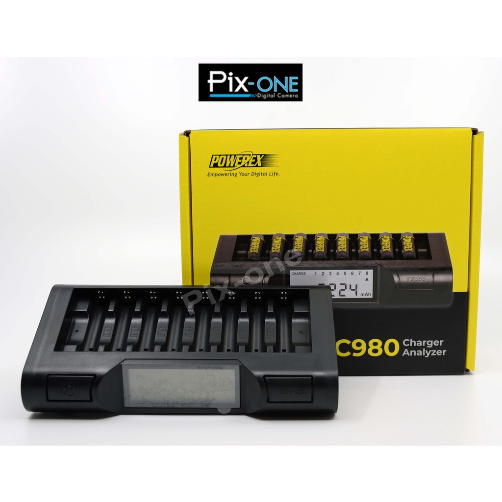 Powerex MH-C980 Turbo Charger-Analyzer แท่นชาร์จถ่าน AA/AAA (รับประกัน ...