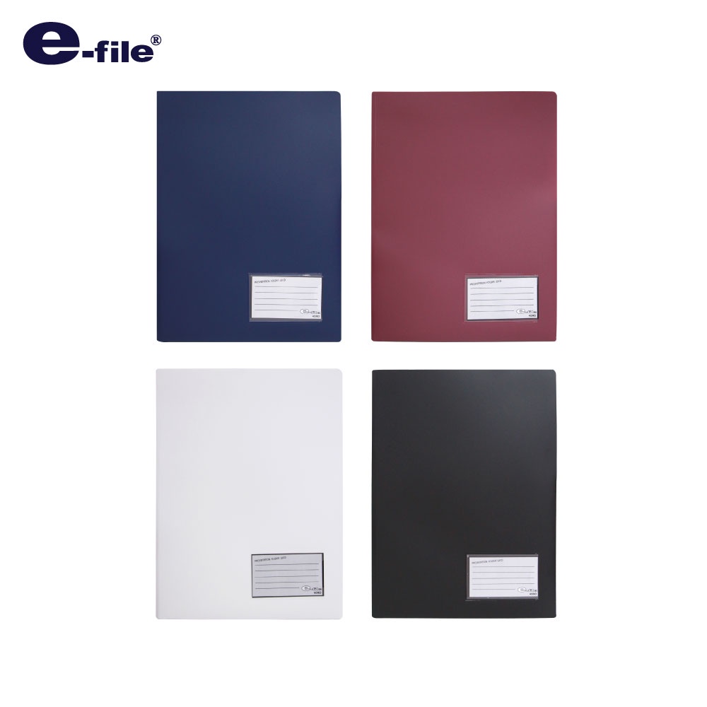 e-file (อี-ไฟล์) แฟ้มเสนองาน + ที่ใส่ซีดี แฟ้มเก็บเอกสาร รหัส 40AO ...