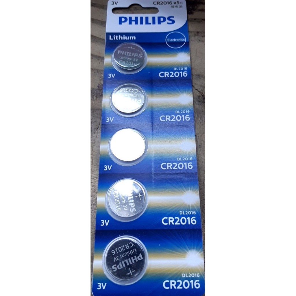 ถ่านกระดุม Philips CR2016 3V ของแท้ แพคนำเข้า | Shopee Thailand