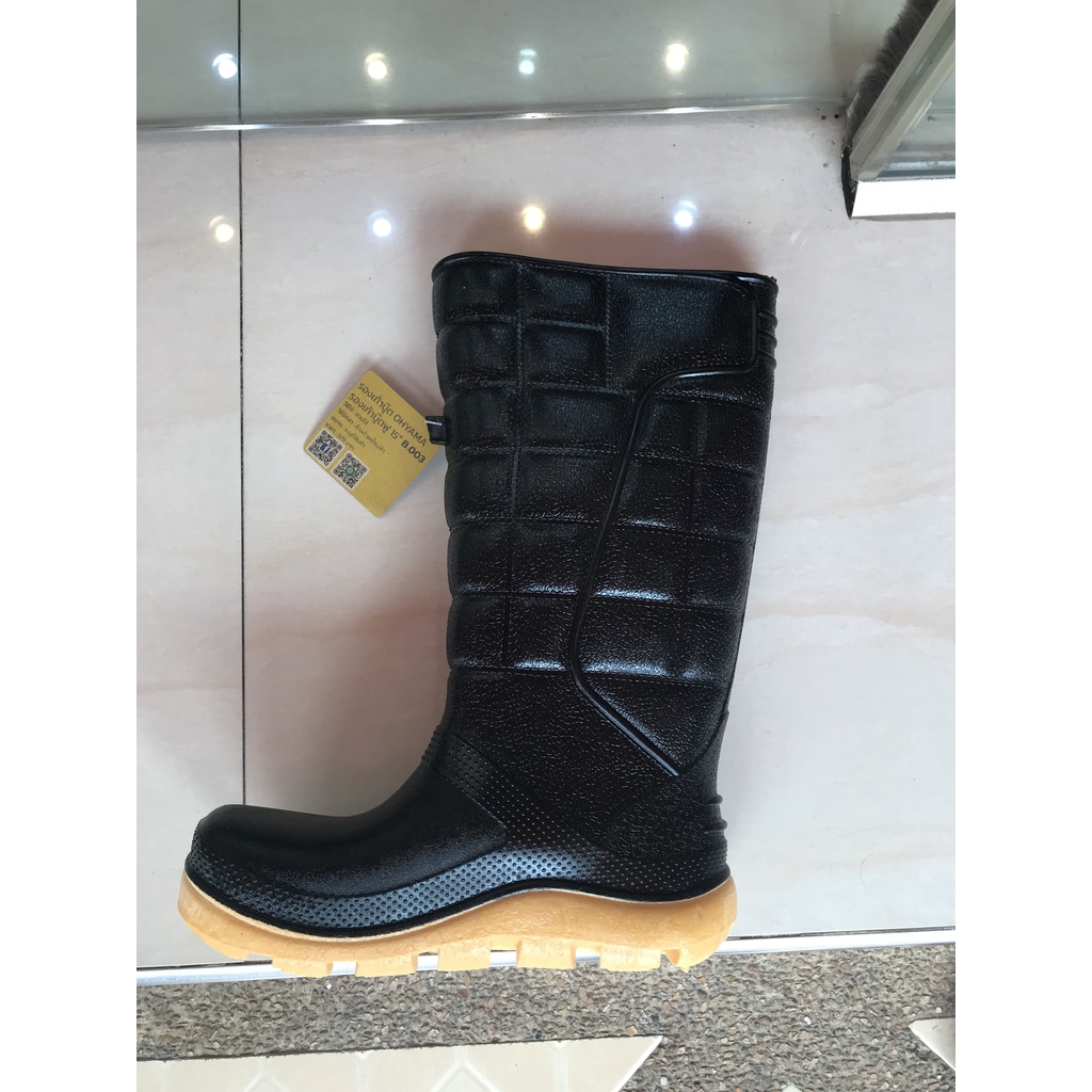 รองเท้าบูท โฮยาม่า รุ่น 15นิ้ว บู้ท ยางพารา กันน้ำ นุ่ม ฟู Ohyama ทำสวน ทำนา ก่อสร้าง boots B003 ...