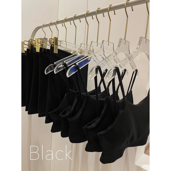 บราไร้โครงผ้าร่อง + กางเกงซับ (ibelly) | Shopee Thailand