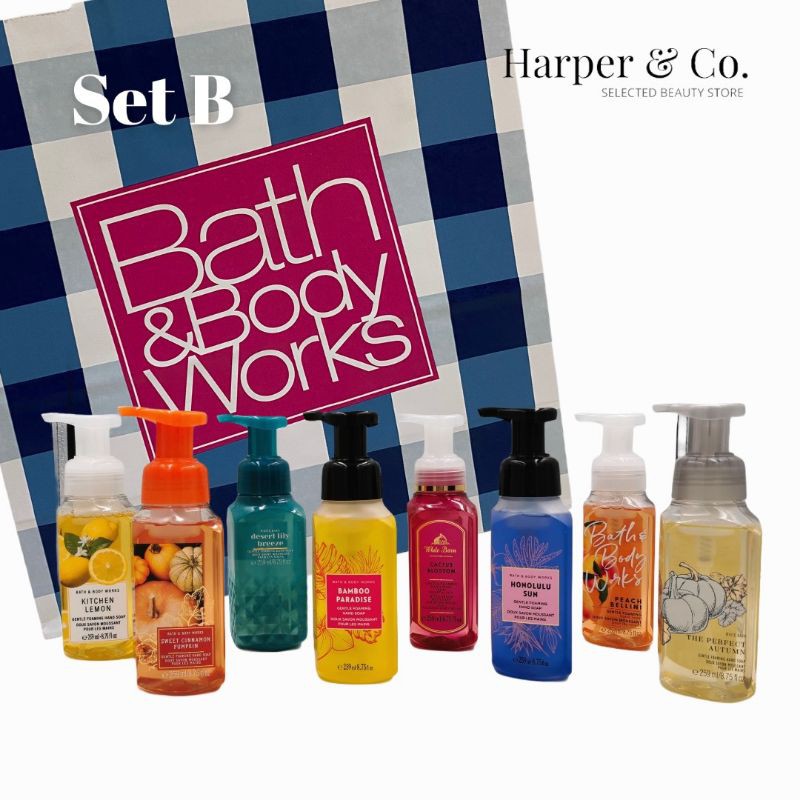 Bath And Body Works Gentle Foaming Hand Soap Set B ของแท้ 100